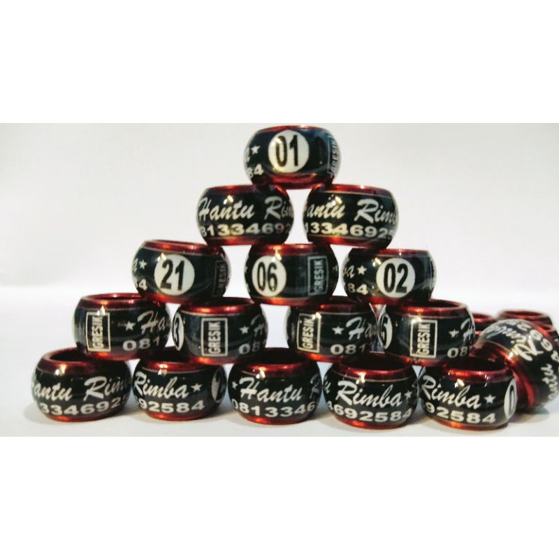 Jual RING MERPATI/GELANG IDENTITAS CETAK NAMA MODEL DONAT LIS | Shopee ...