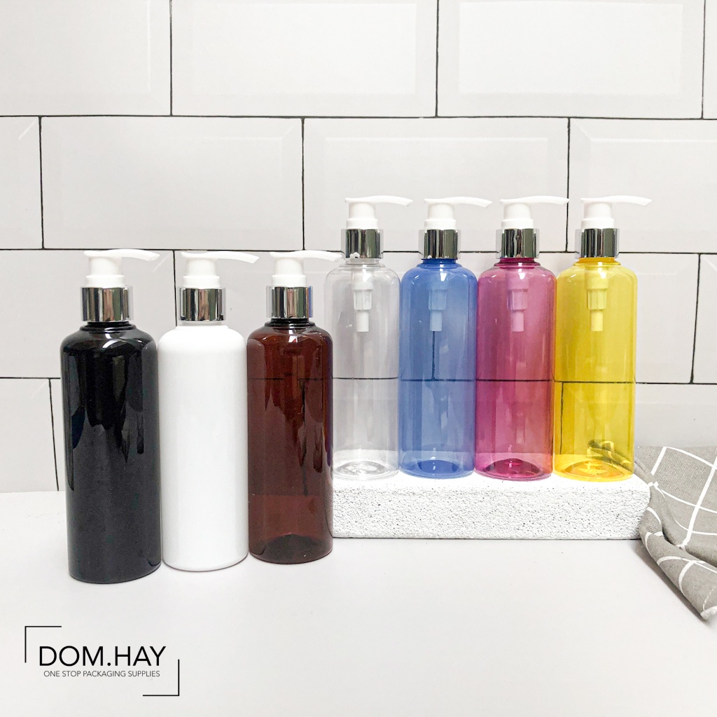 Jual 250ml Botol Pump Lotion Silver Plastik PET Soap Dispenser Hand Sanitizer Handsoap Sabun ...