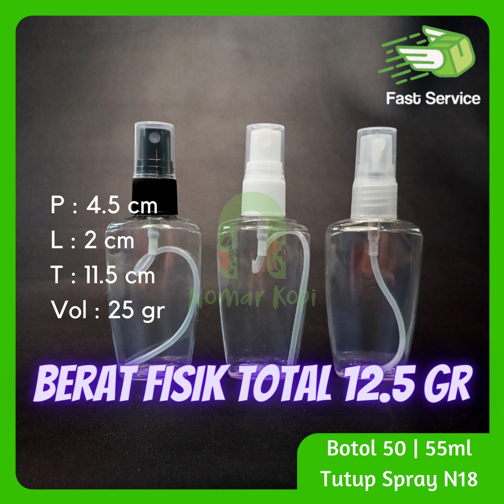 Jual Botol Spray 60ml Clear Tebal Hand Sanitizer Disinfektan Cleaner Parfum Neck 18 | Shopee ...