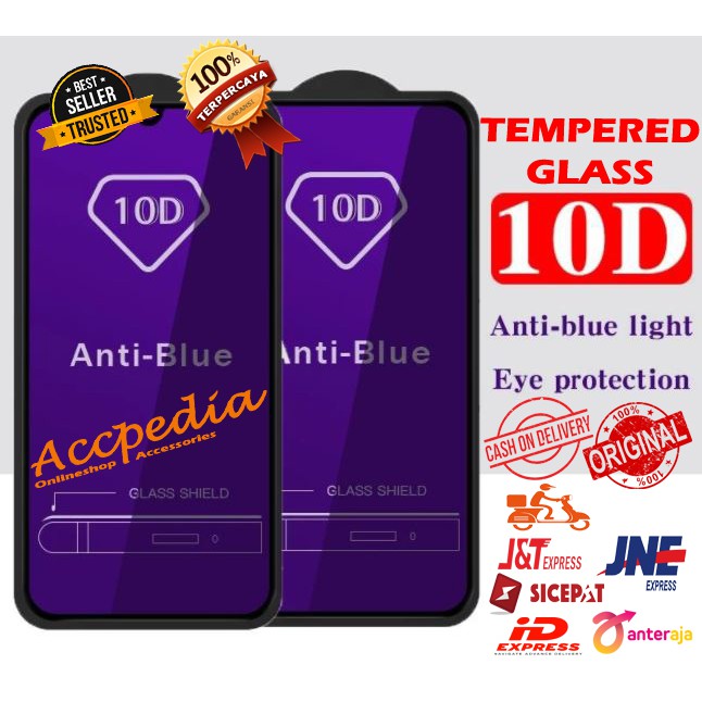 Jual SAMSUNG A10/A10s/A20/A20s/A30/A30s/A40/A40s TEMPERED GLASS 10D ANTI BLUELIGHT EYE ...