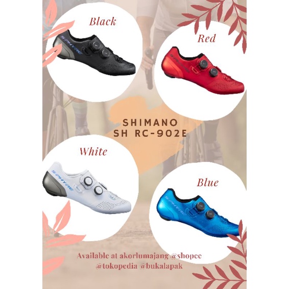 Jual Shoes sepatu Shimano S-phyre RC902 SH- RC902 E wide fit roadbike ...