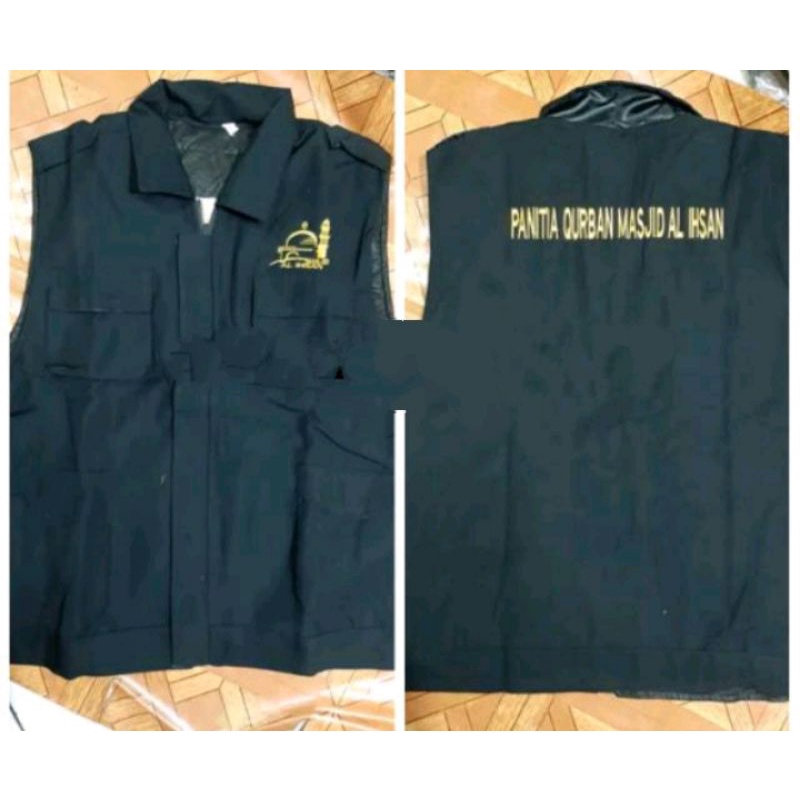 Jual rompi panitia qurban full bordir rompi panitia kurban | Shopee ...
