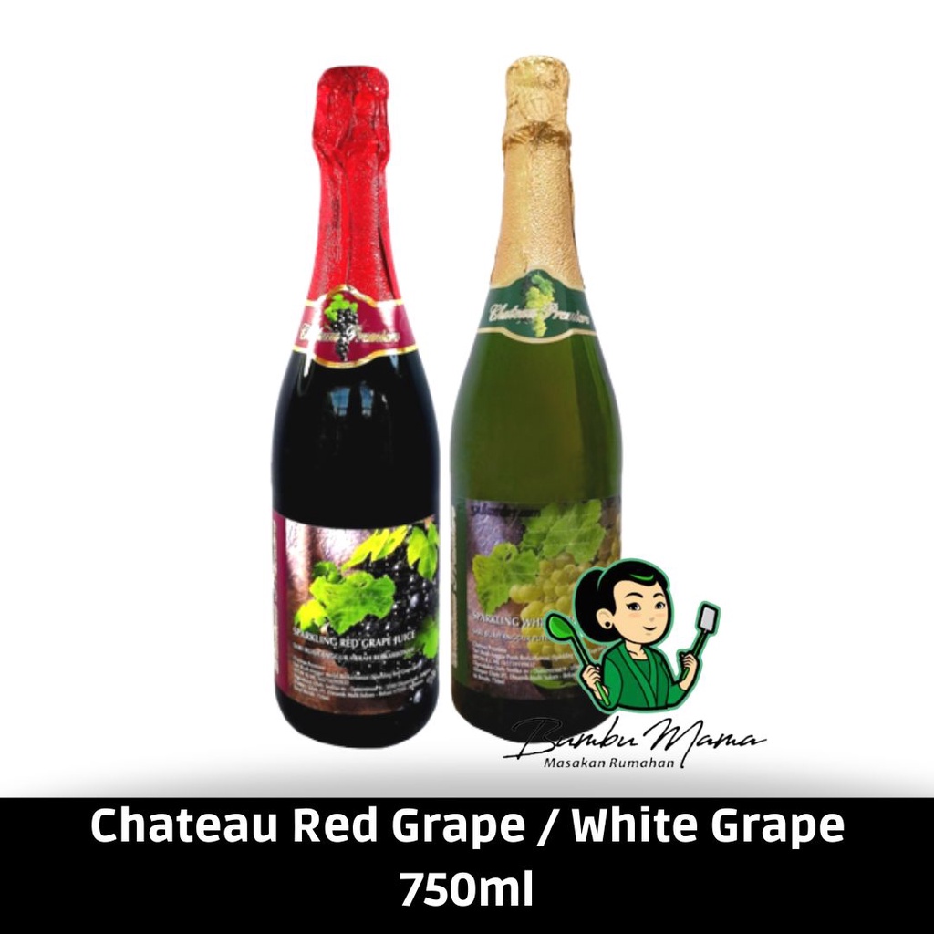 Jual Minuman Non Alkohol / Chateau Premiere Sparkling Red / White Grape Juice Drink 750ml ...