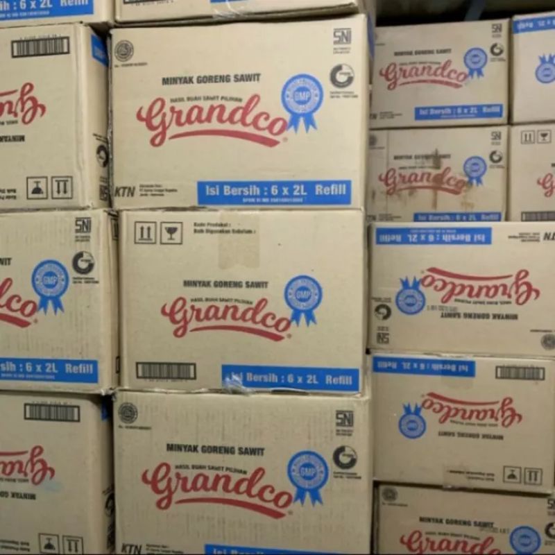 Jual minyak goreng grandco 2 ltr per dus isi 6pcs | Shopee Indonesia