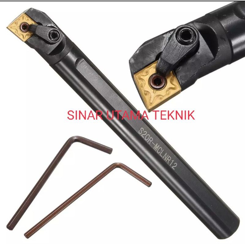 Jual S25-MCLNR12 CNMG 12 Pahat Bubut Dalam Stang Bubut Pisau Bubut 25 | Shopee Indonesia