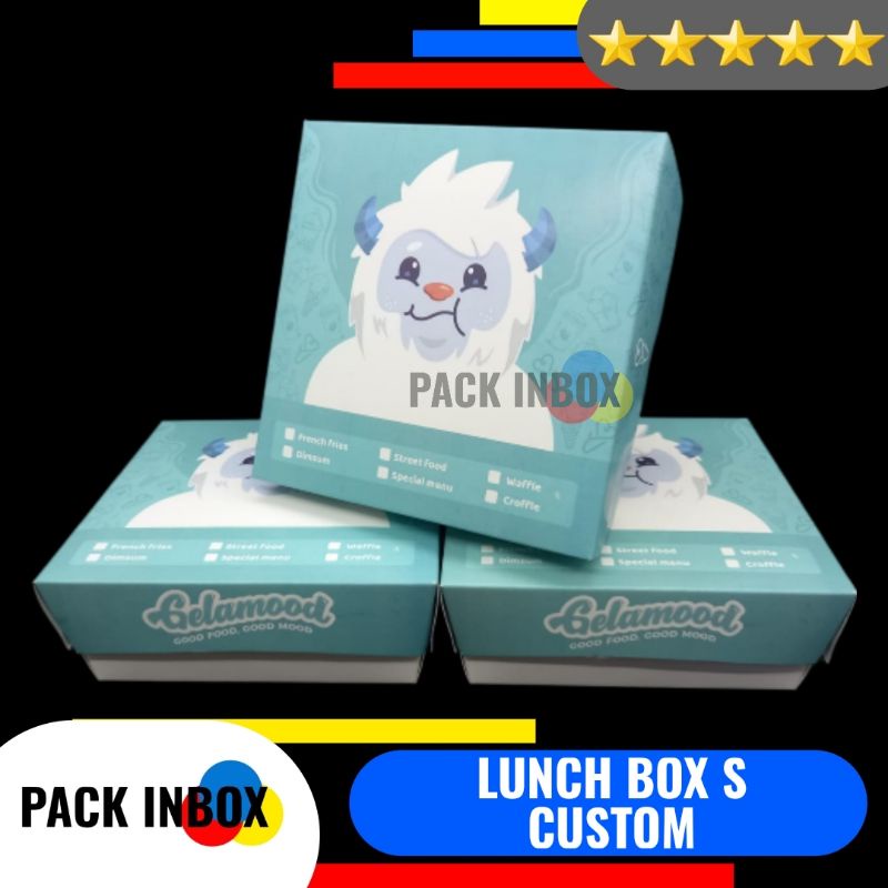 Jual CETAK PAPER LUNCH BOX S CUSTOM KARDUS AYAM GEPREK DUS CUSTOM ...