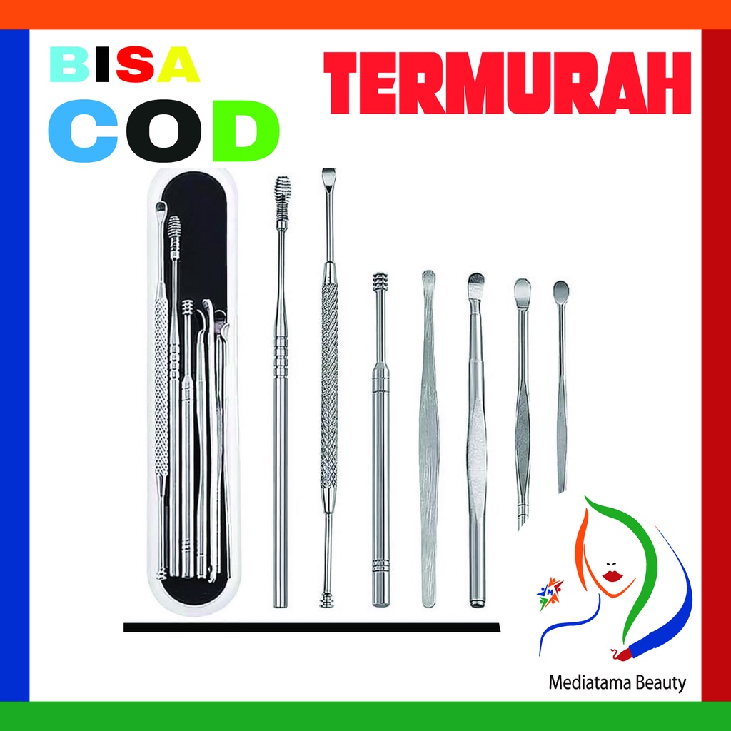 Jual Alat korek kuping telinga pembersih kotoran Ear wax Stainless ...