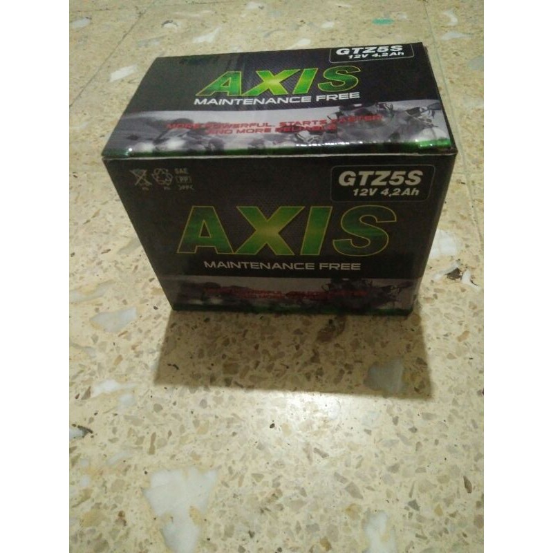 Jual AKI AXIS ORI GTZ5S MF KERING HONDA BEAT VARIO KHARISMA YAMAHA ...