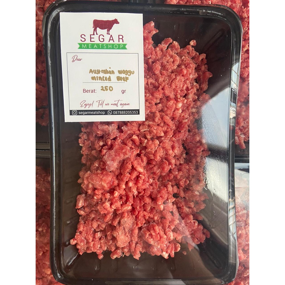 Jual AUS Wagyu Minced Beef - Daging Giling Wagyu | Shopee Indonesia