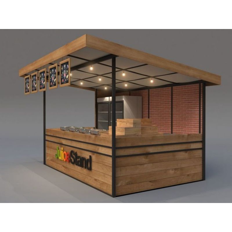 Jual booth kayu makanan dan minuman outdoor dan indoor. | Shopee Indonesia