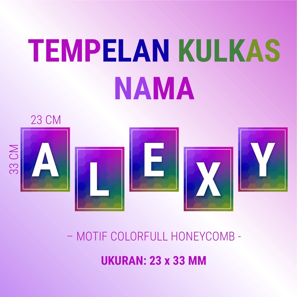 Jual TEMPELAN KULKAS MAGNET KULKAS CUSTOM NAMA PER HURUF | Shopee Indonesia