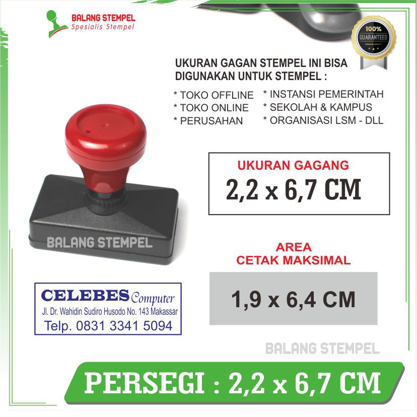 Jual Stempel Flash Warna Otomatis Custom Stampel Usaha Cap Toko ...