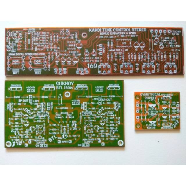 Jual PCB Paket Power Amplifier Karaoke OCL 150Watt 002 | Shopee Indonesia