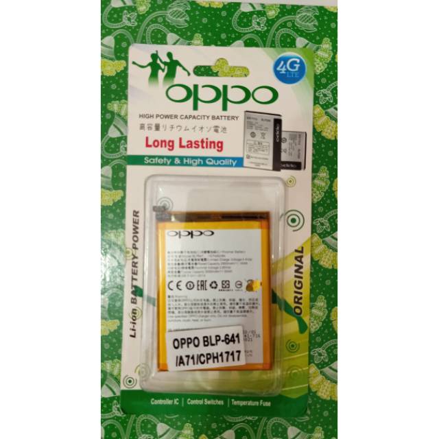 Jual Baterai Oppo BLP641 A71 CPH 1717 Original OC | Shopee Indonesia