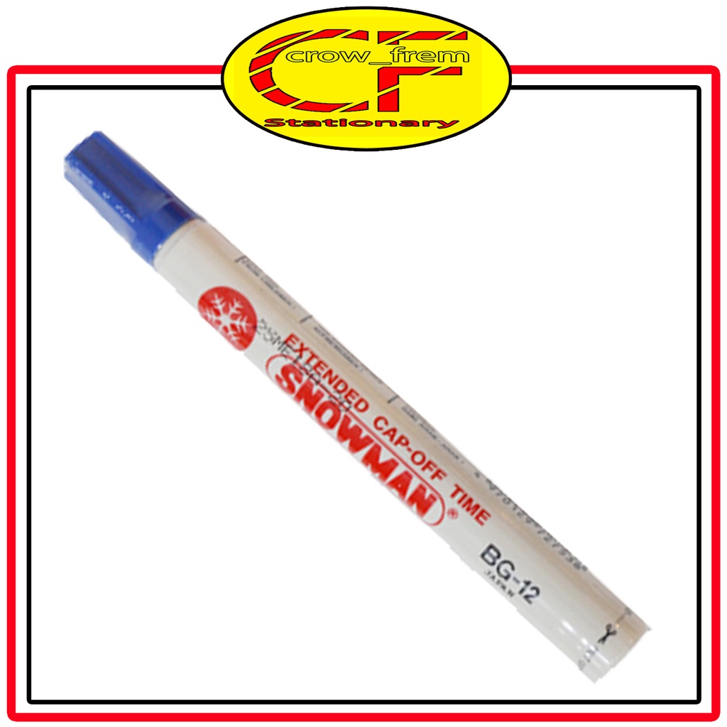 Jual Spidol SNOWMAN BOARMARKER / Bisa Di Hapus 1pcs Biru | Shopee Indonesia