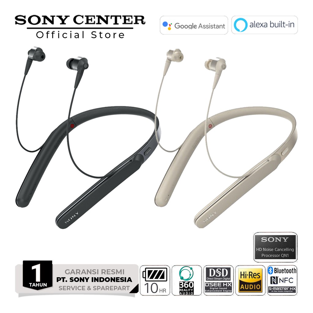 Jual SONY WI-1000X Noise Cancelling Wireless Headset / WI 1000X ...