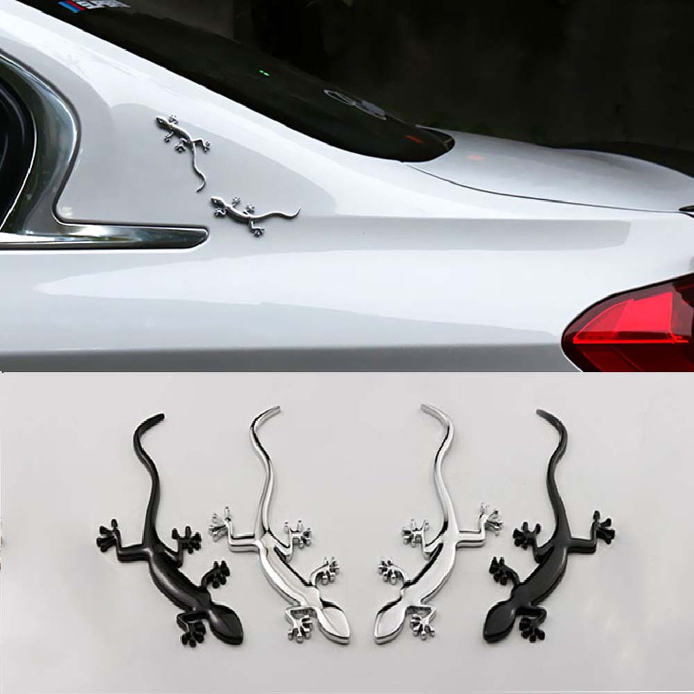 Jual Stiker Cicak Metalik Stiker Mobil 3D Bentuk Cikcak Lucu Untuk ...