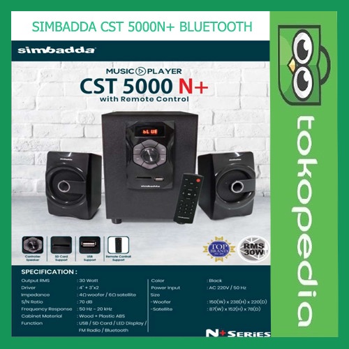 Jual Speaker Simbadda Cst 5000N Plus Bluetooth / Simbadda Cst 5000N ...