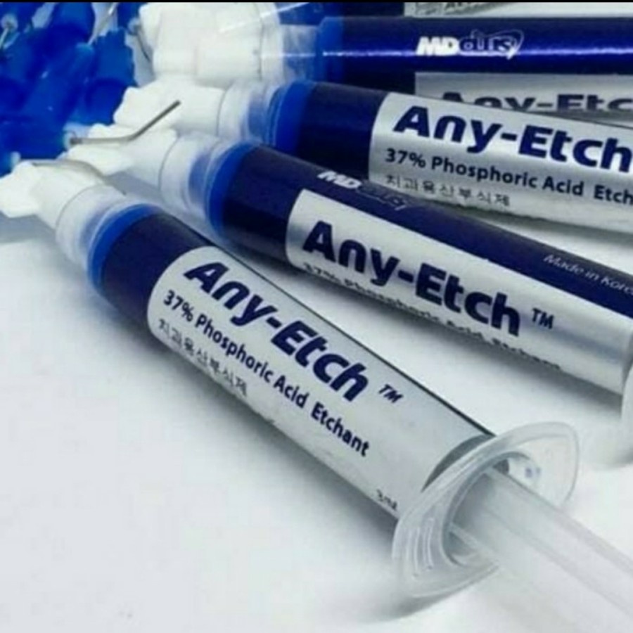 Jual etching gel Any etch dental 5 syringe harga per syringe | Shopee ...