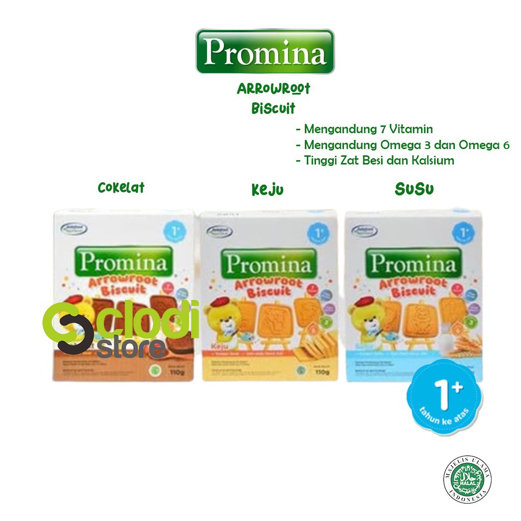 Jual Promina Arrowroot 130gr / Promina Biskuit Anak | Shopee Indonesia