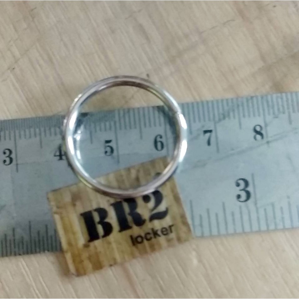 Jual Ring Bulat 24 mm warna silver 10 pcs | Shopee Indonesia