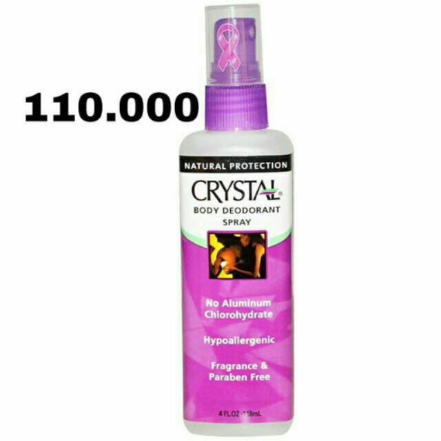 Jual Crystal Body Deodorant Spray, 4 fl oz (118 ml) | Shopee Indonesia
