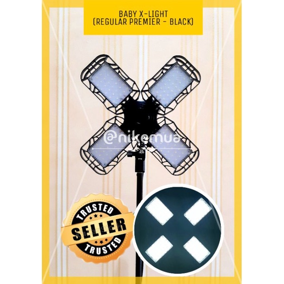 Jual [BABY XLIGHT] REGULAR PREMIER BLACK/LAMPU LED KIPAS/ FAN BLADE LAMP/ XLIGHT/ STARLIGHT ...
