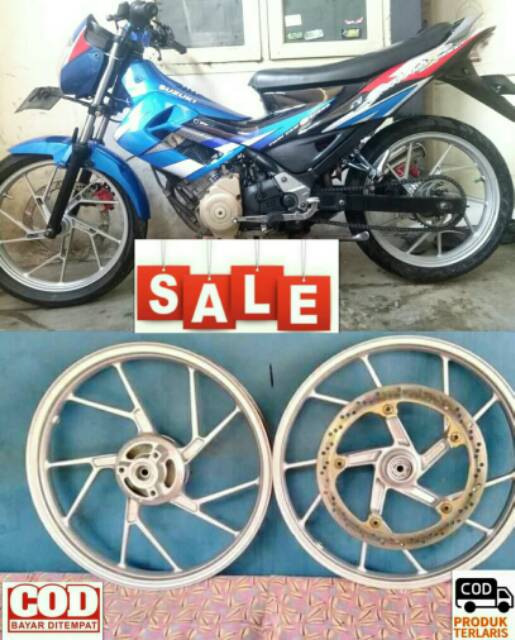 Jual Velg original satria fu 150cc Suzuki / Velg ORl Fu ENKEI 1.sett ...