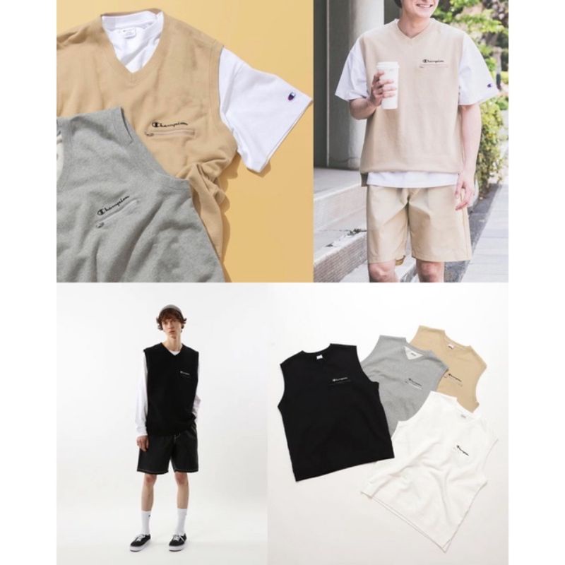 Jual CHMPN Campus Vest | Shopee Indonesia