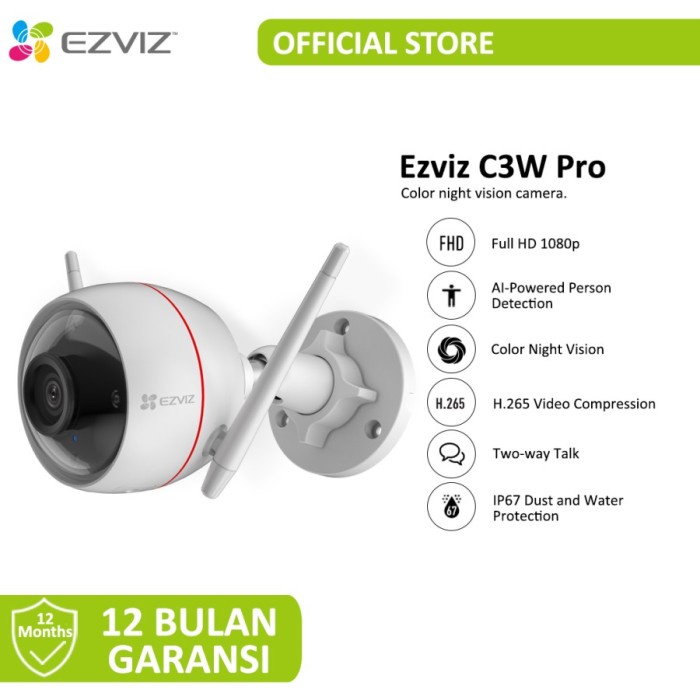 Jual Jual!! Ezviz C3W Pro 4MP Outdoor Color Night Vision Smart IP ... Jual Jual!! Ezviz C3W Pro 4MP Outdoor Color Night Vision Smart IP ...