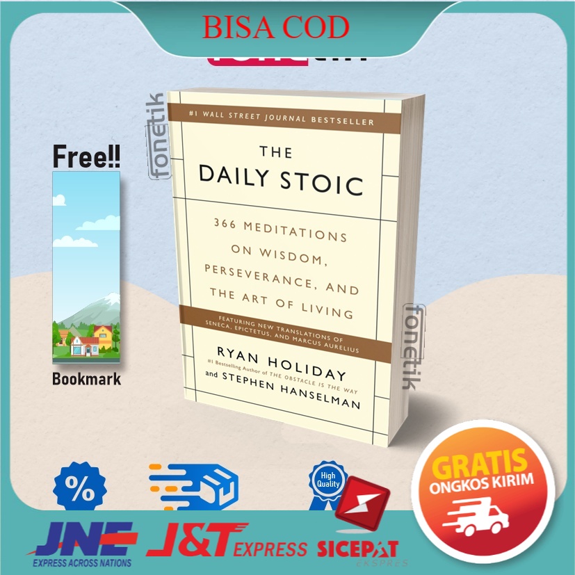 Jual The Daily Stoic Ryan Holiday English Version Shopee Indonesia