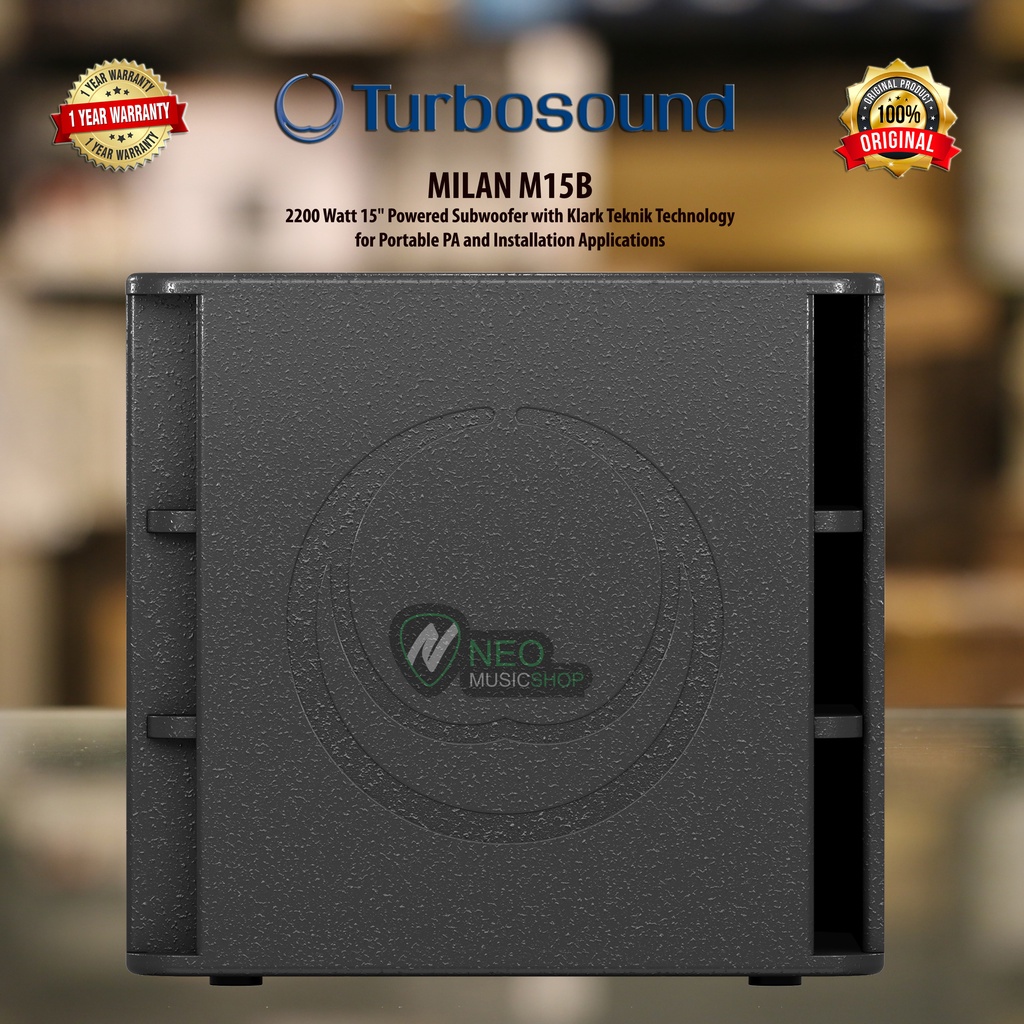Jual TurboSound M15B 2200 Watt 15" Powered Subwoofer Class-D technology ...