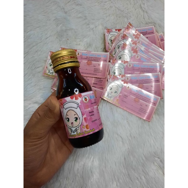 Jual TERMURAH ETIKET SYRUP (Minimal 500 pcs)-STICKER - STICKER SYRUP ...