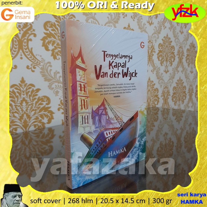 Jual Buku Novel Tenggelamnya Kapal Van Der Wijck Prof Dr Buya Hamka