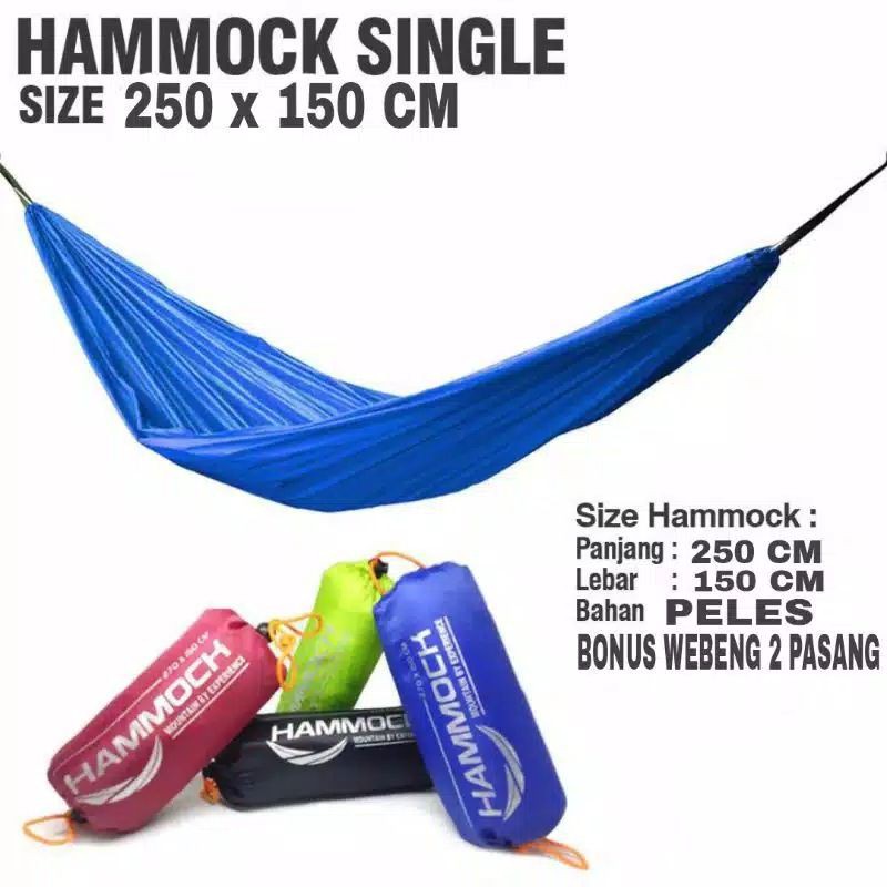 Jual FREE ONGKIR / BISA COD - HAMOK - HAMMOCK - HAMMOCK AYUNAN GANTUNG ...