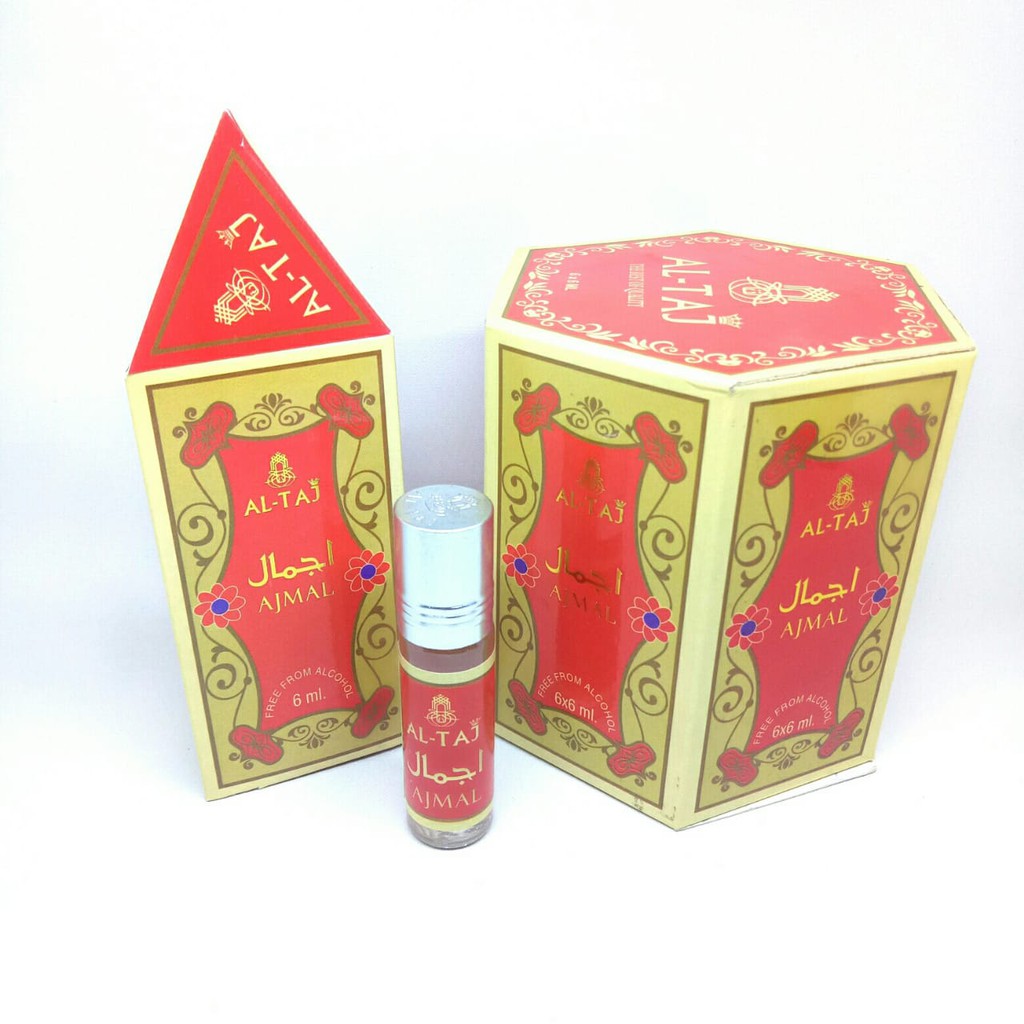 Jual parfum roll on al taj ajmal 6ml orijinal asli dr arab saudi makkah ...
