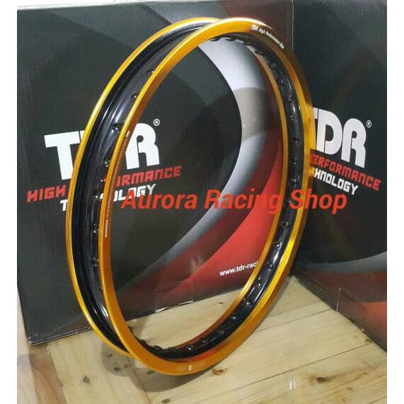 Jual Velg - Rim TDR Wx Shape Two Tone 17 x 160 Warna Gold Black ...