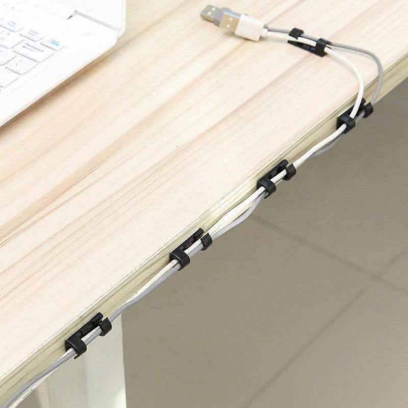 Jual KABEL KLIP ORGANIZER RAPI SUSUNAN KABEL PLAKTIS MUDAH DIGUNAKAN ...