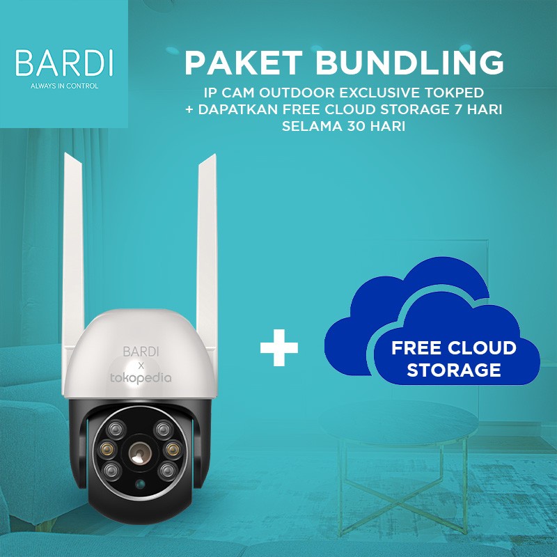 Jual BARDI IP Camera Outdoor PTZ CCTV Wifi IoT Home Automation | Shopee ...