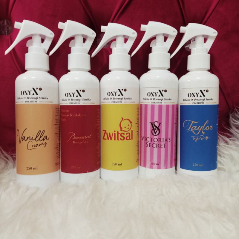 Jual ANTI BACTERIAL - onyX Pelicin & Pewangi Setrika Premium Spray 250 ...