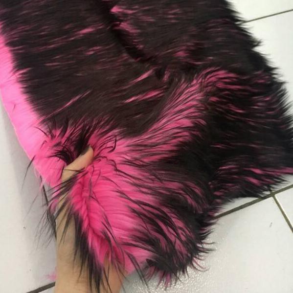 Jual alas bulu dashboard pink fanta mix hitam (KODE V3411) | Shopee ...