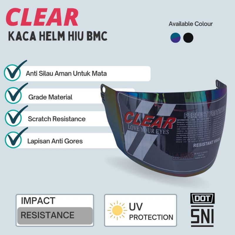 Jual KACA HELM BMC TOURING HIU PRIMA LX HIU ARROW HIU NICO BMC SUNCITY ...