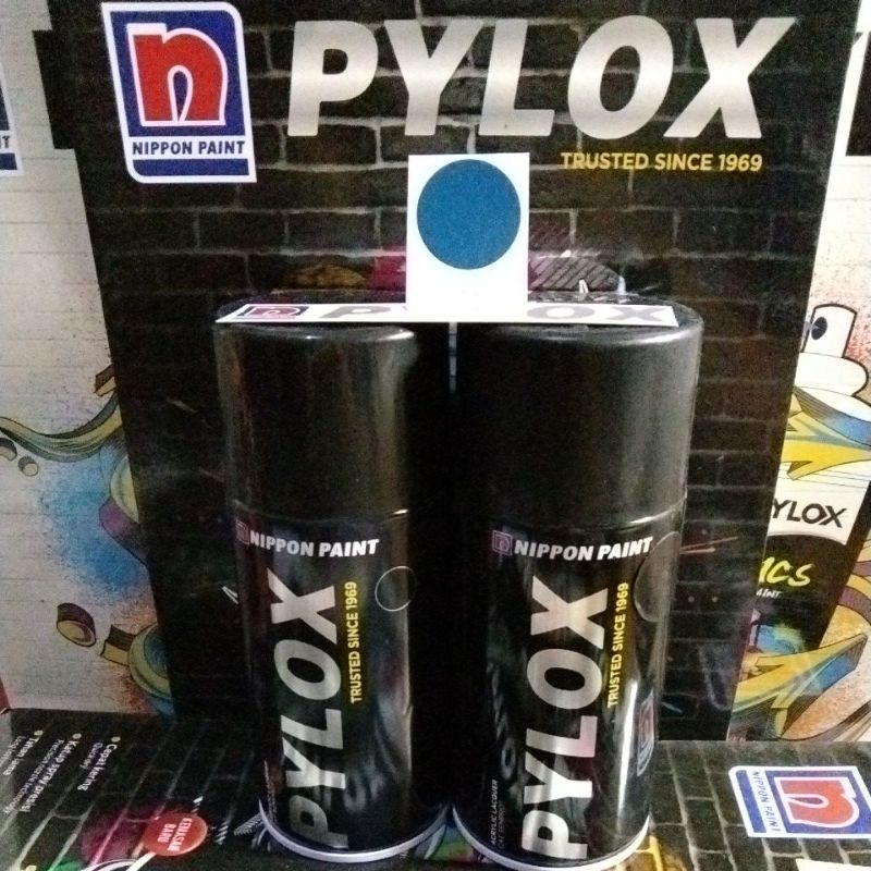 Jual PYLOX 103 Blue / Cat Semprot 300cc | Shopee Indonesia