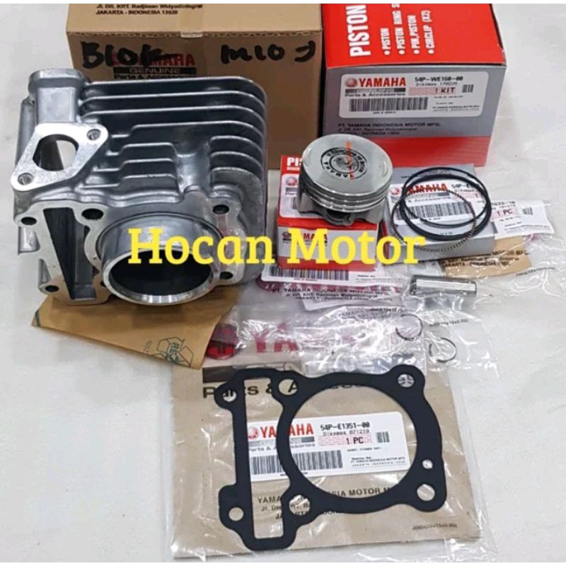 Jual BLOK SEHER PAKING BLOK SEHER PISTON KIT MIO J MIO GT SOUL GT X-TRIDE 115CC ASLI YGP 54P ...
