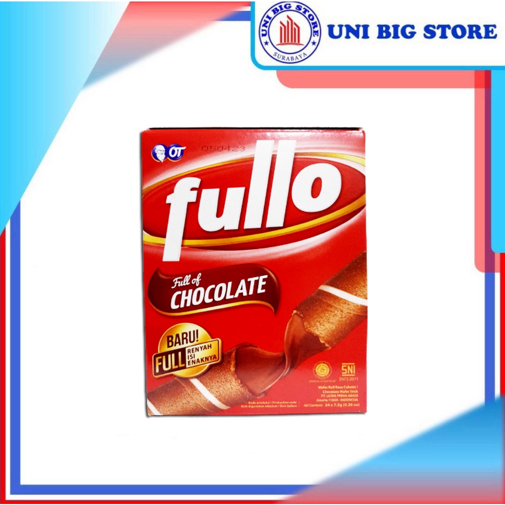 Jual FULLO Coklat Wafer Stick Chocolate 24 Pcs x 7.5 gr Choco Tango ...