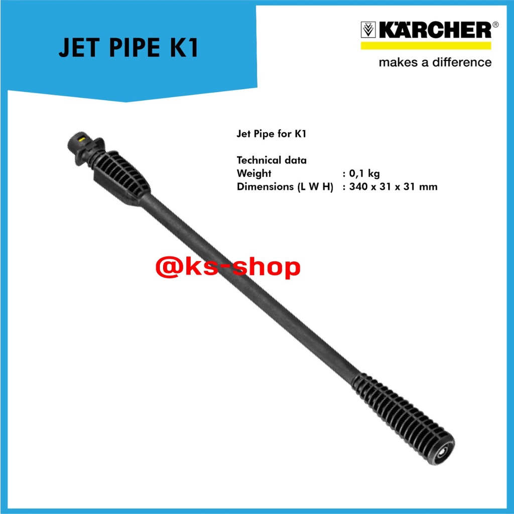 Jual Nozzle Jet Pipe K 1 | Karcher | Stik Nozzle K 1 | Stick Nozzle Jet ...