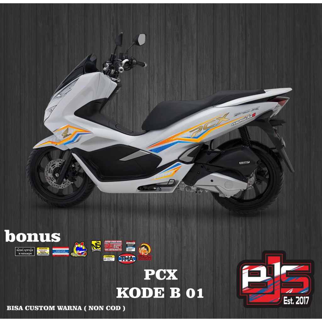 Jual Striping pcx 150 lokal - Stiker Decal PCX LOKAL 150 B01 | Shopee ...