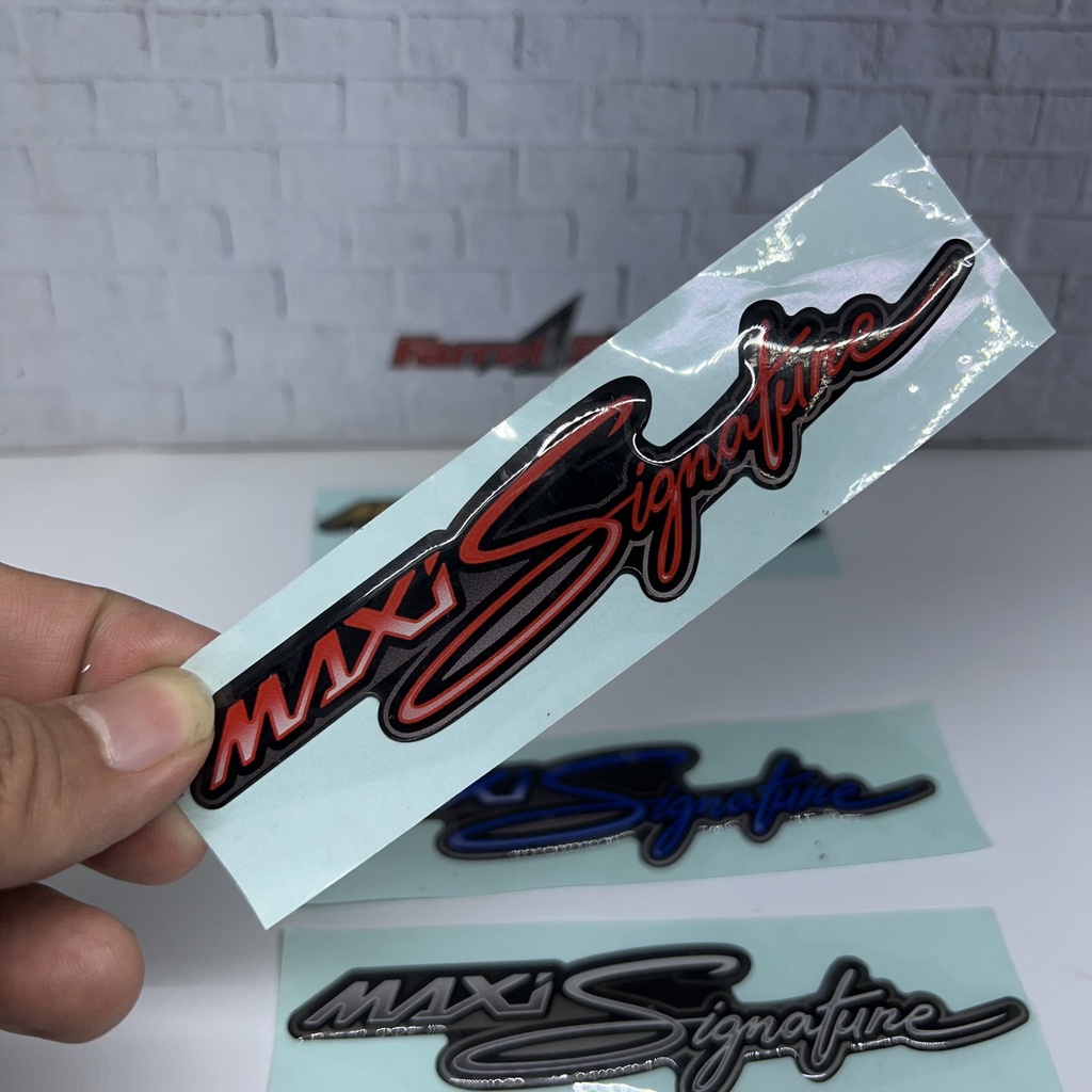 Jual STIKER MAXI SIGNATURE TIMBUL STICKER NMAX XMAX AEROX | Shopee ...
