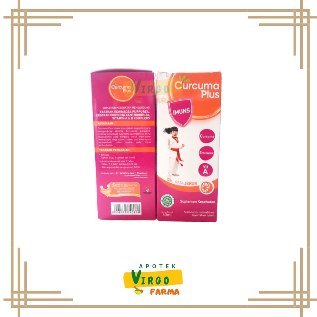 Jual Curcuma Plus Imuns Sirup 60 ml | Shopee Indonesia