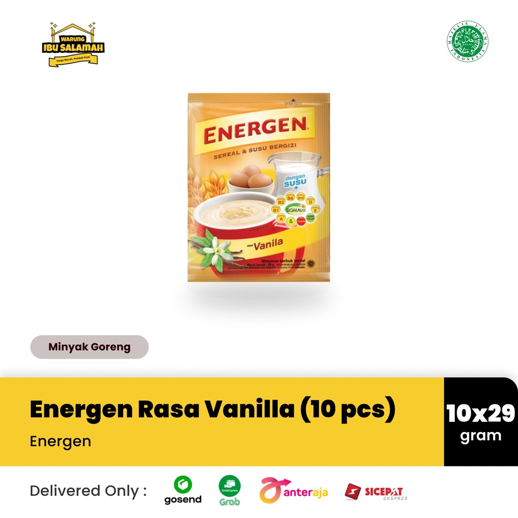 Jual Energen Rasa Vanilla Sachet - SERENCENG | Shopee Indonesia